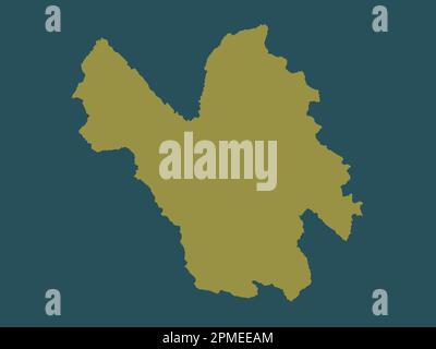 Lao Cai, province of Vietnam. Solid color shape. Locations of major ...