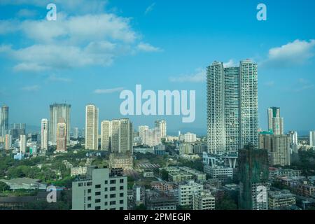 aerial view of lower parel at mumbai maharashtra India Stock Photo - Alamy