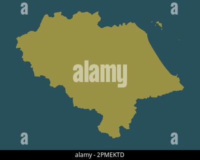 Quang Nam, province of Vietnam. Solid color shape. Locations and names ...