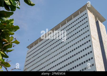 The exterior of the iconic Air India Building at Nariman Point in ...