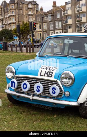 April 2023 - Classic blue Austin Mini Cooper S at the Pageant of ...
