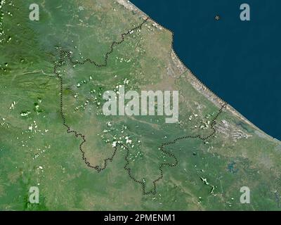 Quang Tri, province of Vietnam. High resolution satellite map ...