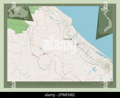 Quang Tri, province of Vietnam. Open Street Map Stock Photo - Alamy