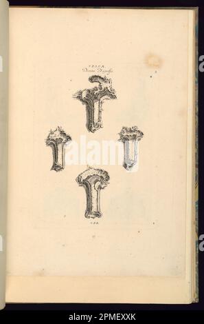 Print, Desseins D'Agraffes; Designed by François de Cuvilliés the Elder ...
