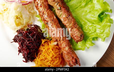 Macedonian Kebapi , are grilled minced meat composed into the shape of ...