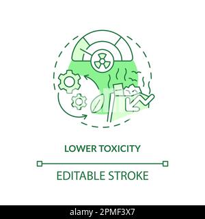 Lower toxicity concept icon Stock Vector Image & Art - Alamy