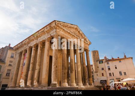 France, Isere, Vienne, Palace Square Charles de Gaulle, Temple of ...
