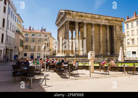 France, Isere, Vienne, Palace Square Charles de Gaulle, Temple of ...