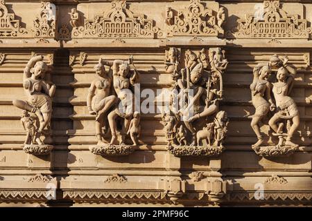 India, Gujarat, Patan, Panchasara Parshvanath jain temple Stock Photo ...