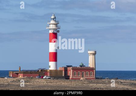 Lighthouse, Punta de la Ballena, Fuerteventura, Canary Islands Stock ...