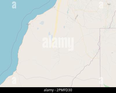 Boujdour, province of Western Sahara. Open Street Map. Locations and ...