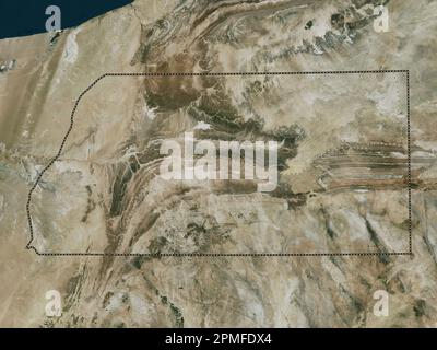 Es Semara, province of Western Sahara. High resolution satellite map ...