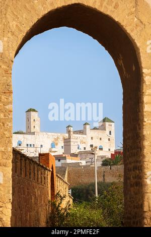 Morocco, Safi, the ramparts of the medina and Bab Chaaba gate Stock ...