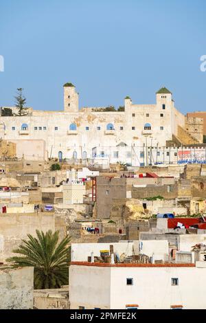 Morocco, Safi, the medina dominated by the El Kechla fortress and the ...