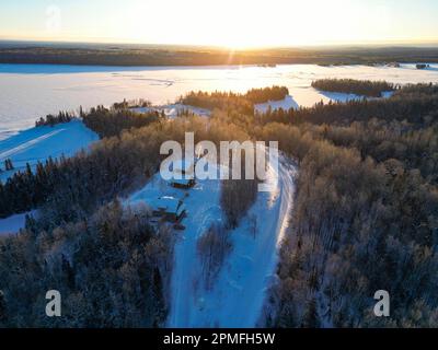 Canada, Quebec Province, village of Manawan, Indian reserve of ...