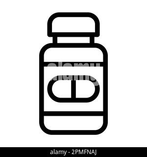 Tablet Vector Thick Line Icon For Personal And Commercial Use Stock ...