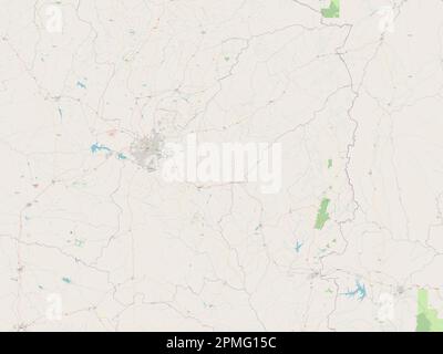 Mashonaland East, province of Zimbabwe. Open Street Map. Corner ...
