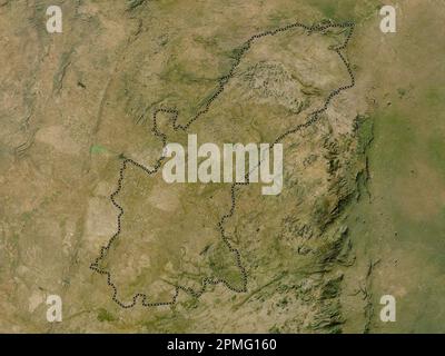Mashonaland East, province of Zimbabwe. Low resolution satellite map ...