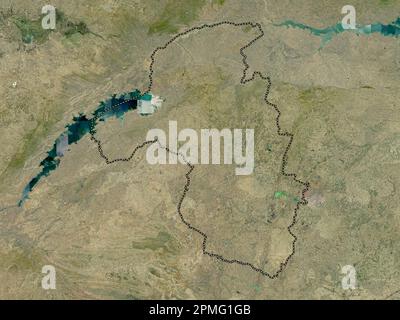 Mashonaland West, province of Zimbabwe. High resolution satellite map ...