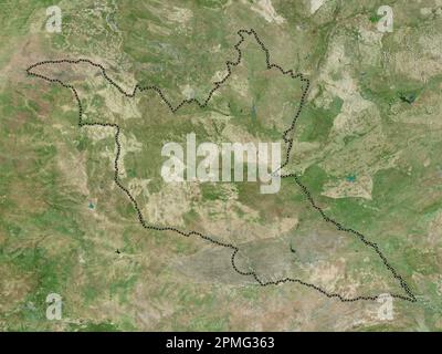 Matabeleland South, province of Zimbabwe. High resolution satellite map ...