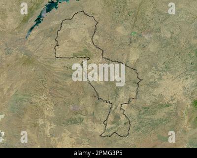 Midlands, province of Zimbabwe. High resolution satellite map ...