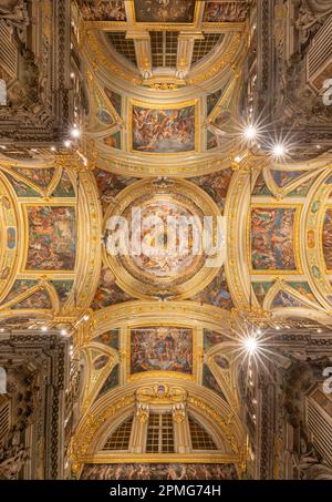 Triumph of the Name of Jesus, by Giovanni Battista Gaulli, Church of ...