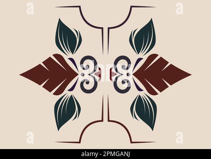 Abstract shape boho art design vector modern and contemporary for wall ...