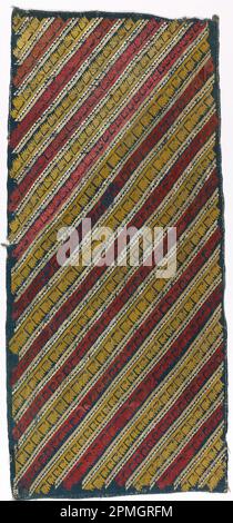 Textile (Greece); silk embroidery on linen foundation Stock Photo - Alamy