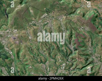 Blaenau Gwent, region of Wales - Great Britain. Open Street Map ...