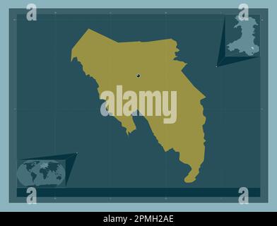 Blaenau Gwent, region of Wales - Great Britain. Open Street Map ...
