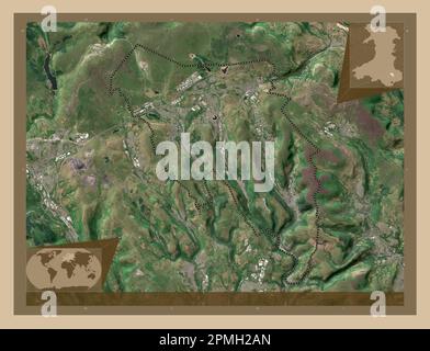 Blaenau Gwent, region of Wales - Great Britain. Open Street Map ...