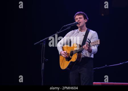Alec Benjamin performing at Rogers Arena in Vancouver, BC, Canada on ...