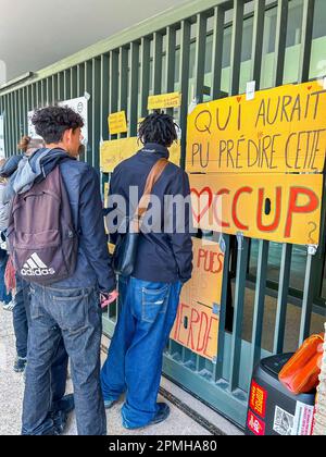 Paris, France, Student Strike, Building Occupation University of Paris ...