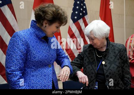 CEO of the Millennium Challenge Corporation Alice Albright speaks ...