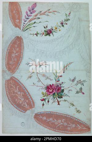 Drawing, Design for the Embroidery of the Lower Front Part of an ...
