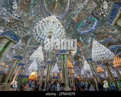 Interior of the Holy Shrine Of Imam Hossain, Karbala, Iraq, Middle East ...