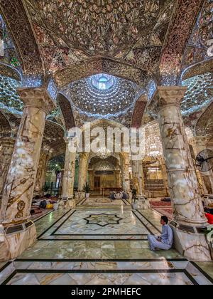 Interior of the Holy Shrine Of Imam Hossain, Karbala, Iraq, Middle East ...