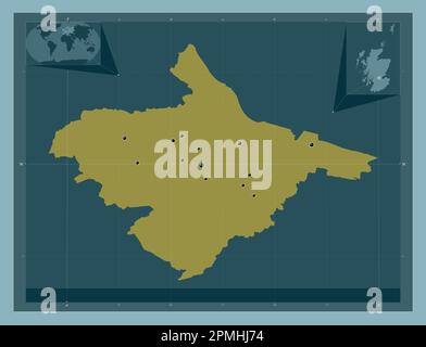 Falkirk, region of Scotland - Great Britain. Open Street Map. Locations ...