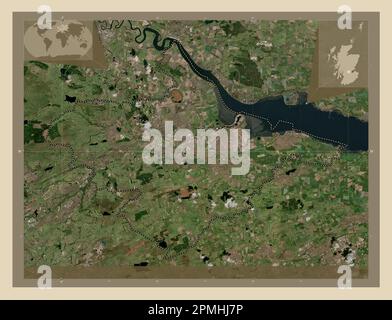 Falkirk, region of Scotland - Great Britain. Open Street Map. Locations ...