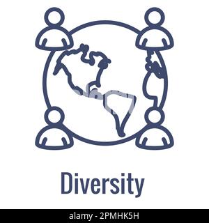 Core Values icon with value driven icon describing aspect of core ...