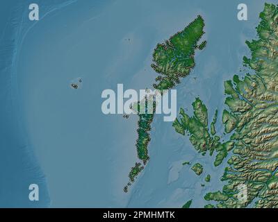 Na h-Eileanan Siar, region of Scotland - Great Britain. Bilevel ...