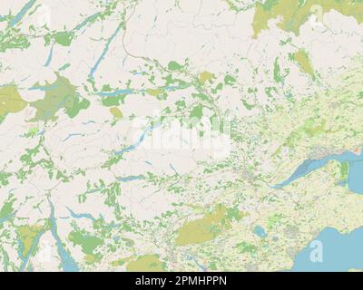 Perth and Kinross, region of Scotland - Great Britain. Open Street Map ...