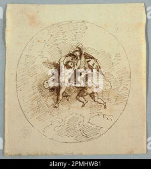 Drawing, Two Flying Putti with Weapons, 1800–1820 Stock Photo - Alamy