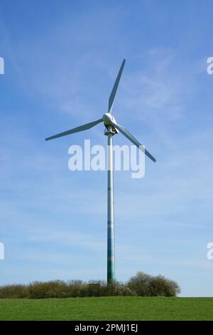 Three bladed wind turbine in south Wales Stock Photo - Alamy