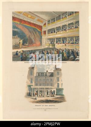 Interior and Exterior of the Little Theater Haymarket London. Research ...