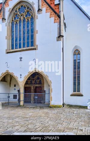 Evangelische Stadtkirche in der Altstadt von Dinslaken, Niederrhein ...