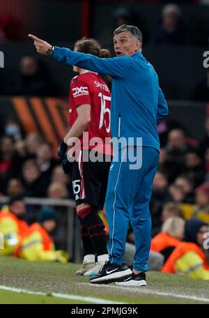 Sevilla manager Jose Luis Mendilibar during the UEFA Europa League ...