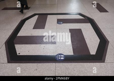 Swastika at Upminster Bridge Station Stock Photo - Alamy