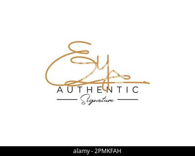 Initial Letter EY Logo - Handwritten Signature Style Logo - Vector Logo ...