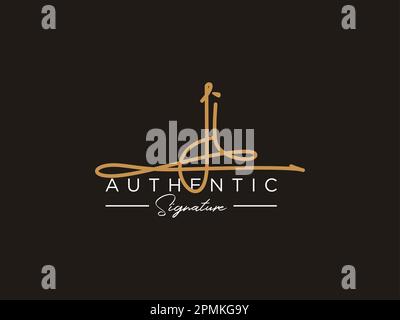 JI Signature Logo Template Vector Stock Vector Image & Art - Alamy